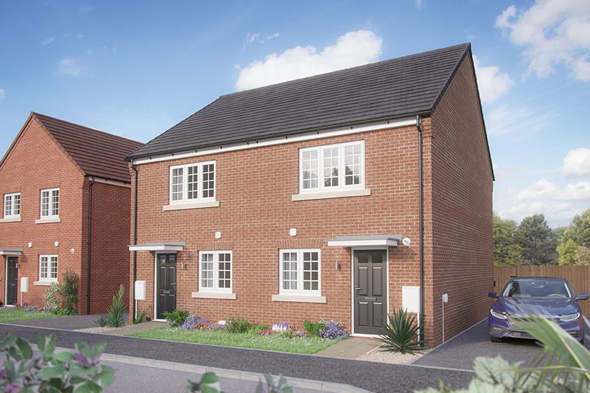 Plot 40, The Cartwright at Woodland... 2 bed end of terrace house - £ ...
