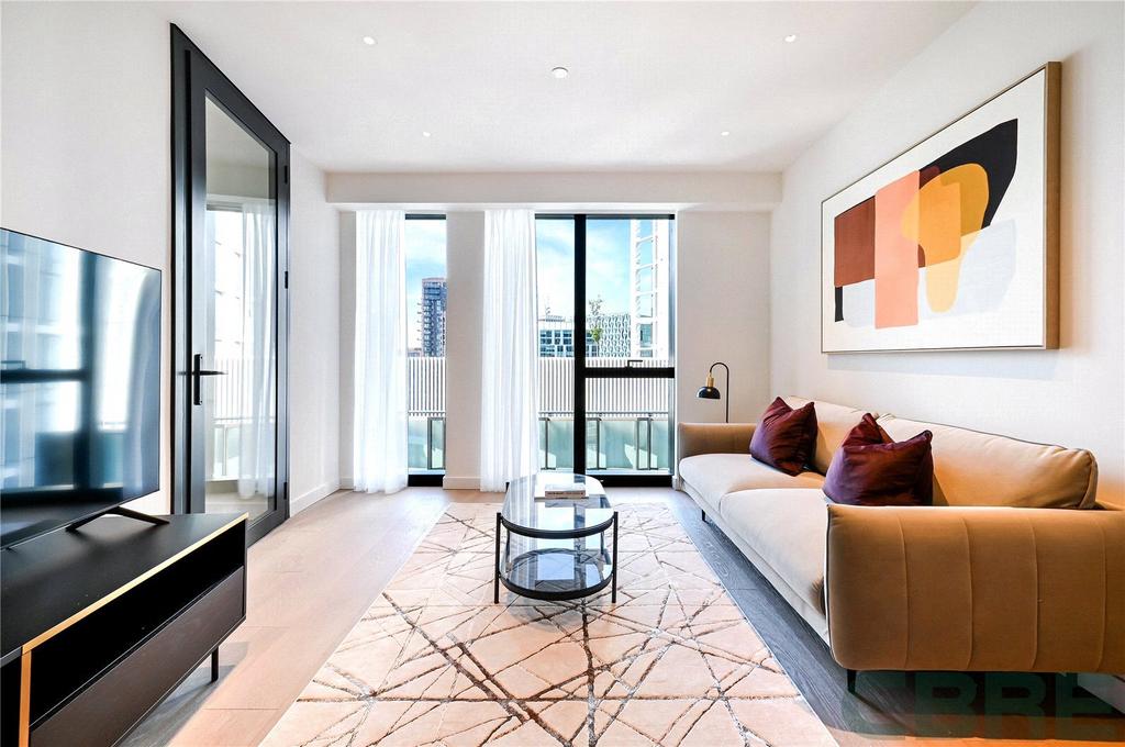 River Park Tower, 1 Nine Elms Point, SW8 1 bed apartment to rent - £ ...