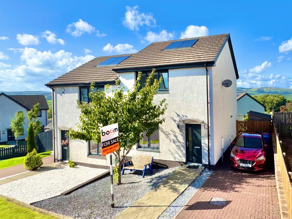 55 Auldlea Gardens, Beith 3 bed semi-detached house - £185,000