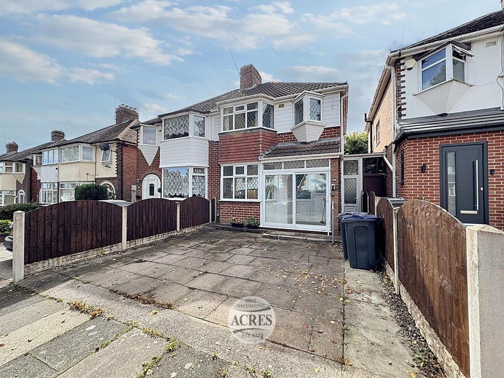 Perry Wood Road, Great Barr, Birmingham 3 bed semi-detached house for ...