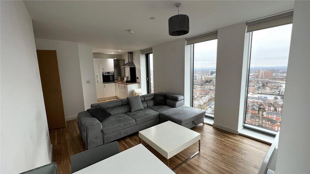 Media City, Michigan Point Tower A... 2 bed flat for sale - £185,000