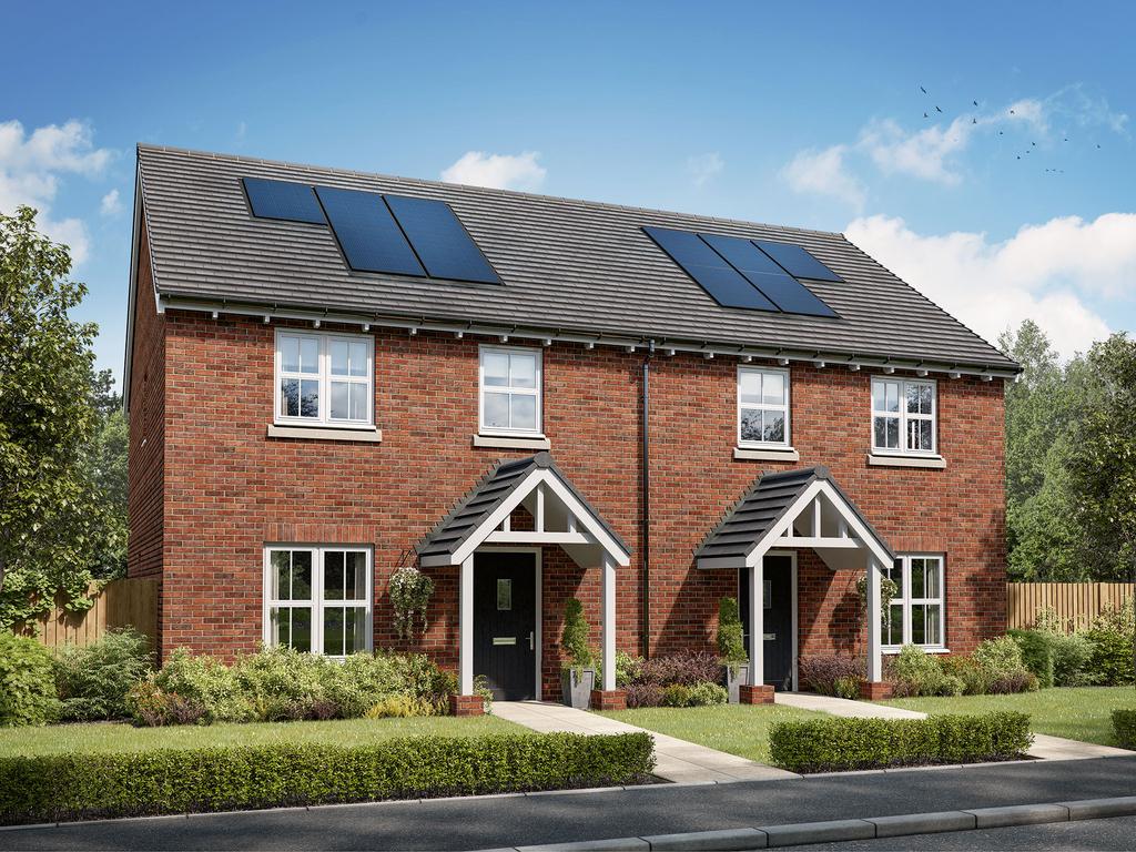 Plot 490, The Winterford at Warren... 2 bed semi-detached house for ...
