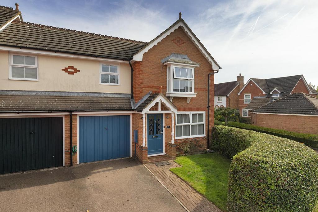Saxon Close, Kings Hill, ME19 4SA 3 bed end of terrace house - £450,000