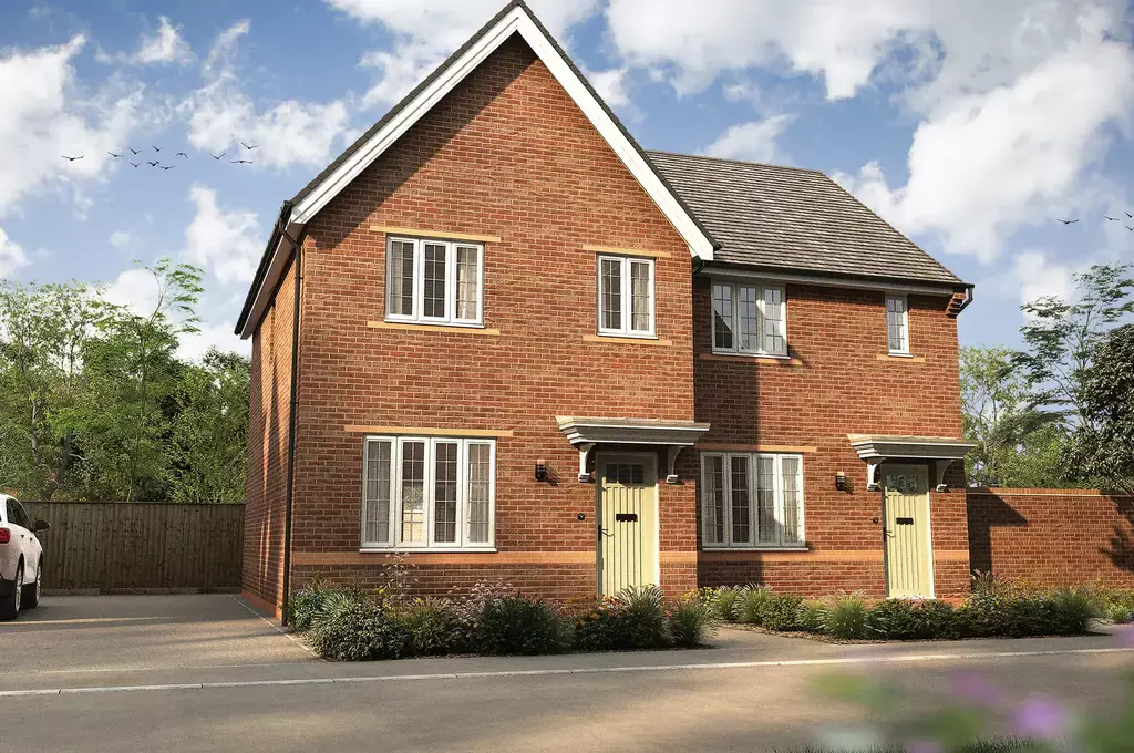 Plot 79, The Bacton at Bloor Homes at... 3 bed semi-detached house for ...