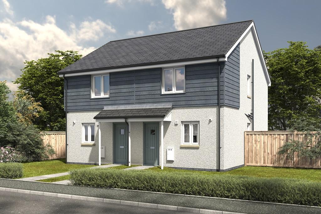 The Andrew - Plot 84 at Calderwood... 2 bed semi-detached house - £238,500