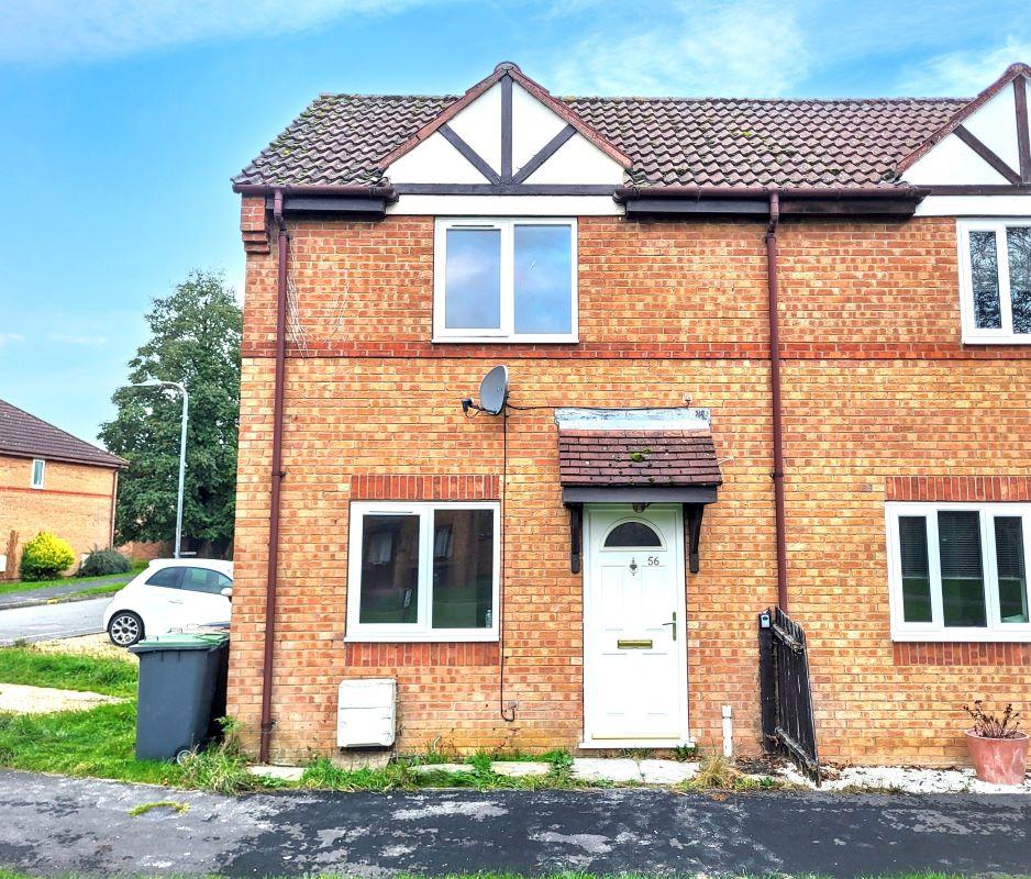56 Winchester Way, Sleaford, NG34 8WG 2 bed end of terrace house - £75,000