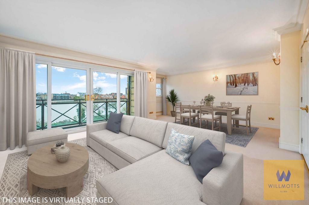 Wyatt Drive, Handel Mansions, SW13 3 bed flat for sale - £1,200,000