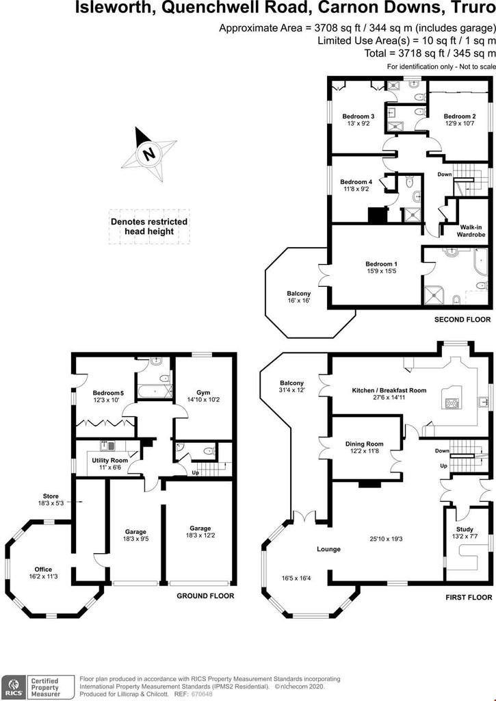 Quenchwell Road, Carnon Downs, Nr. Truro, Cornwall 5 bed detached house ...