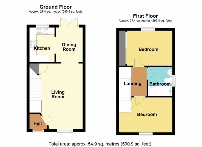 Clos Cwm Garw, Caerphilly - REF#... 2 bed semi-detached house - £160,000